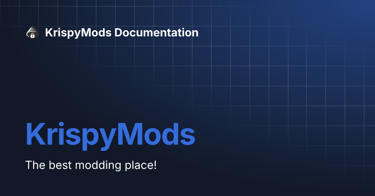 KrispyMods | KrispyMods Documentation